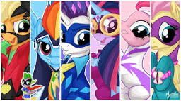 Pony Rangers meet the Power Ponies - Fimfiction