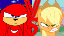 Knuckles Vs. Applejack: Redux - Fimfiction