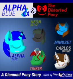 Alpha Blue and The Distorted Pony - Fimfiction