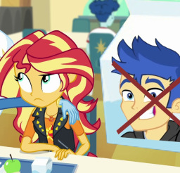 Missing Pieces - Even the Milk Cartons Don't Care (Sunset Shimmer Wonders What Happened to Flash ...