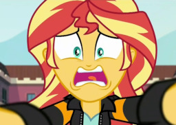 Sunset Shimmer Watches The Worst Movie Of All Time - Fimfiction