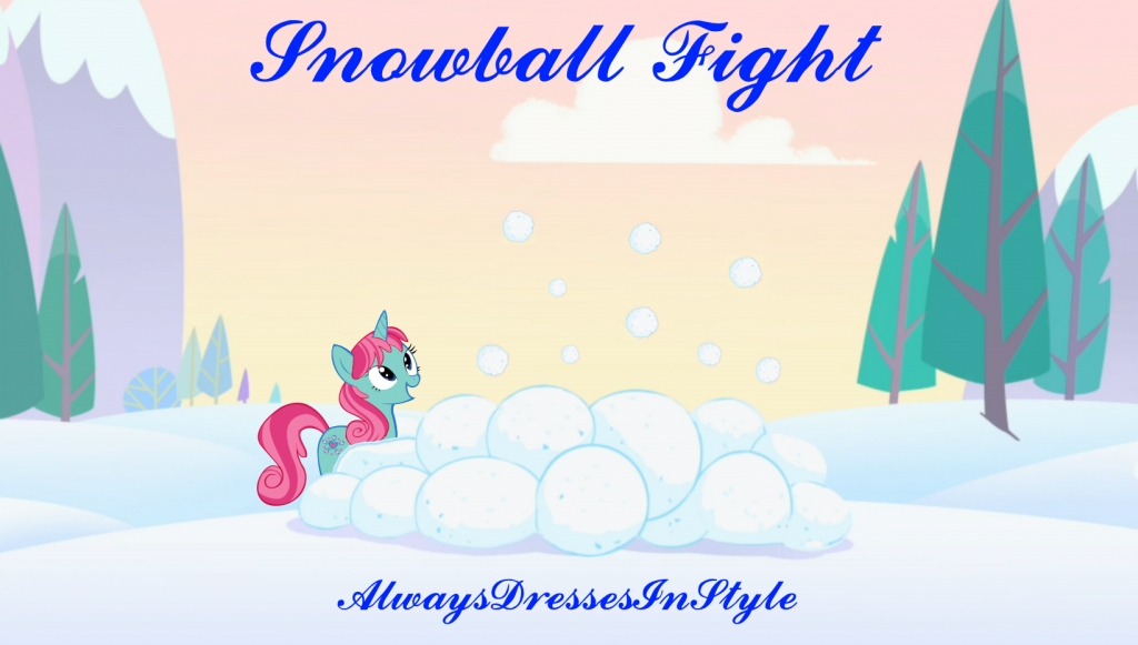 Snowball Fight - AlwaysDressesInStyle's Ponyville CiderFest '23 ...