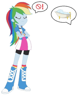 You're Getting a Bath. - How to Bathe a Rainbow Dash - Fimfiction
