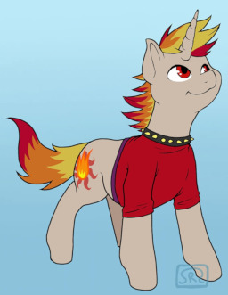 Chapter 2: Sunlight meet the Mane 6 (Or Sunlight Blaze is fanning out ...